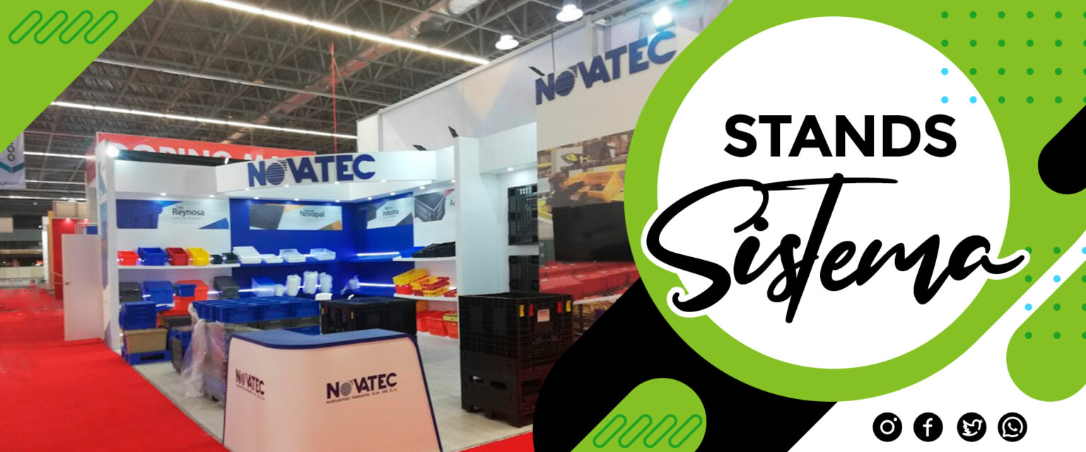 Stands sistema de aluminio 3X3 – Stands en venta y renta.