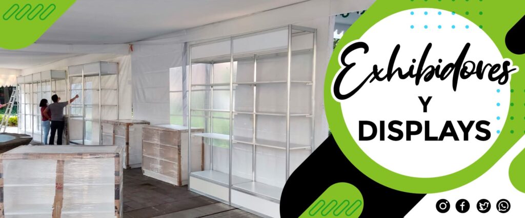 Exhibidores y Displays – Stands en venta y renta.