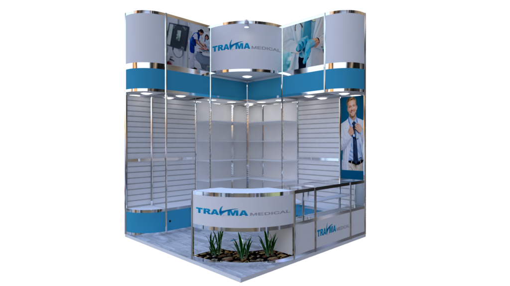 Stand Sistema Aluminio 16 (3X3) – Stands en venta y renta.