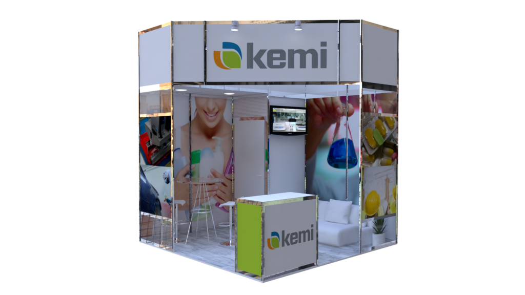 Stand Sistema Aluminio 31 (3X3) – Stands en venta y renta.