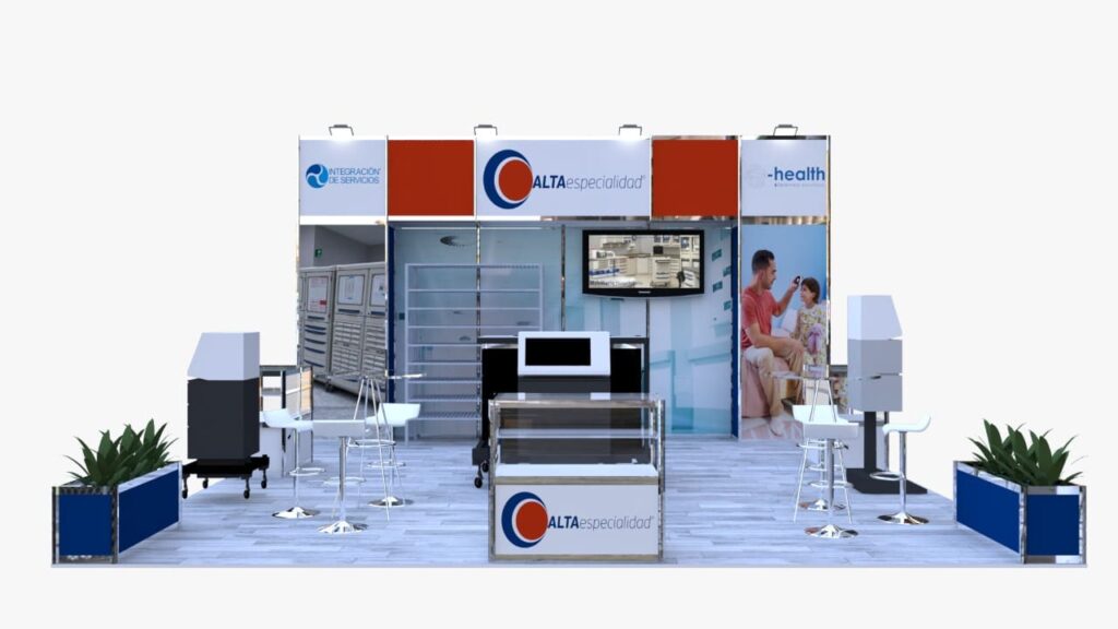 Stand Sistema Aluminio 06 (6X6) – Stands en venta y renta.